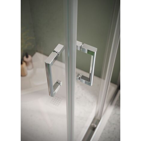 Siro - Box doccia ad angolo 90x70 cm con 1 anta a battente