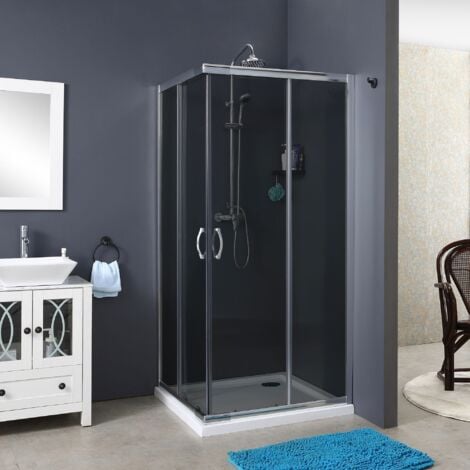 Siro - Box doccia scorrevole ad angolo 80x100 cm