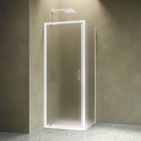 Siro - Box doccia ad angolo 90x70 cm con 1 anta a battente