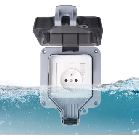 IP66 wasserdichte Steckdose, an der Wand montierte wasserdichte ...