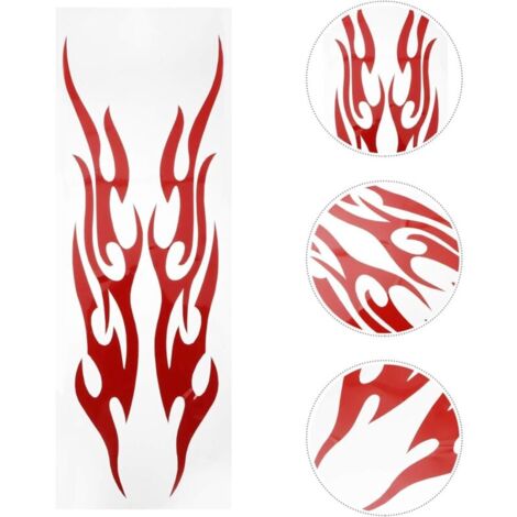 Motorrad-Flammenaufkleber, Hot Rod Fire Decals, Tribal Flame Light Up ...