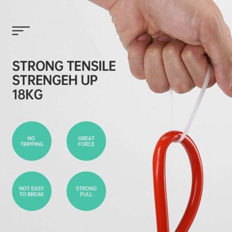 Wiederverwendbare Kabelbinder aus Kunststoff, 200 mm x 3,6 mm ...