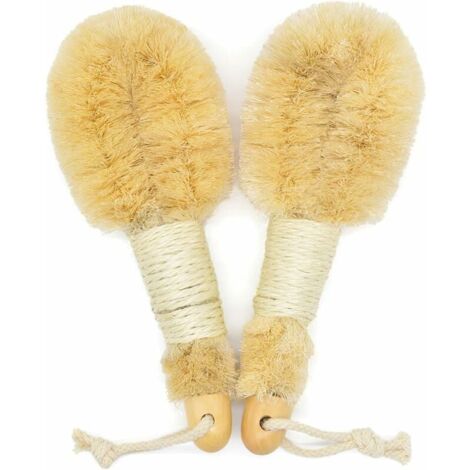 stücke Sisal Körperbürste Griff Dusche Tragen Tragen Bad Peeling Massage Reduzieren Die ...