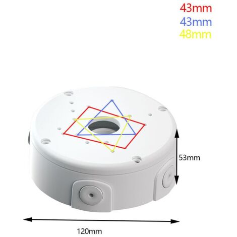 Boîte de jonction de base de 120 mm de profondeur pour caméras de ...