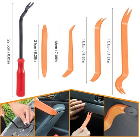 Ensemble de clips de fixation pour voiture - 6 types différents de ...