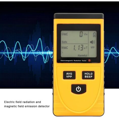 Contador Geiger - Detector portátil de radiación electromagnética EMF con alarma sonora y ...