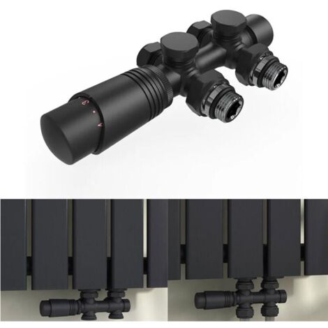 Válvula de vaciado de radiador, juego para conexión de radiador con ...