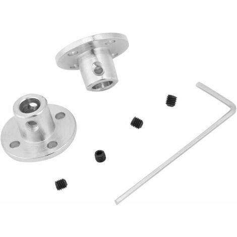 Acoplador de brida - 2 piezas M3 Acoplamiento de brida rígida Conector de acoplador de eje de ...