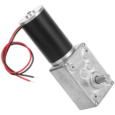 Motorreductor eléctrico de velocidad reducida con engranaje helicoidal reversible, eje de 8 mm ...