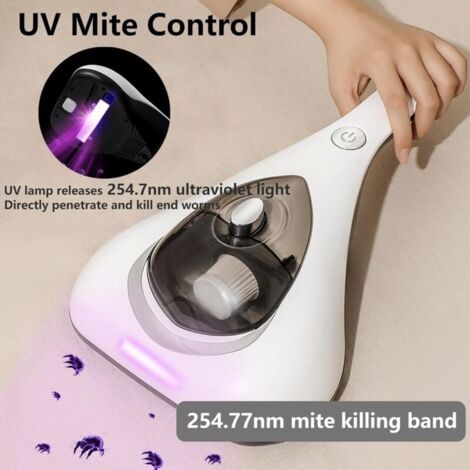 Aspiradora UV antiácaros de 50 W, 10 kPa, para colchones y textiles ...