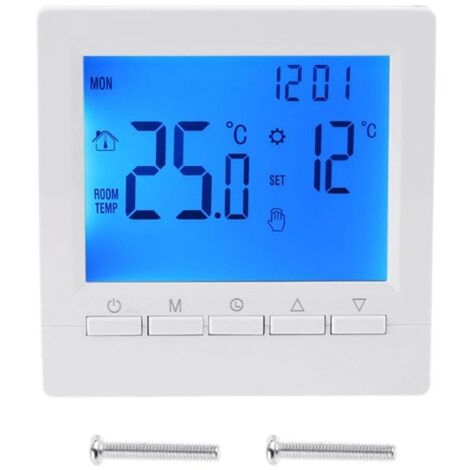 Termostato digital programable 3A - Controlador de temperatura ambiente LCD