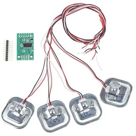 Módulo sensor de presión Arduino HX711, medidor de tensión de carga de ...