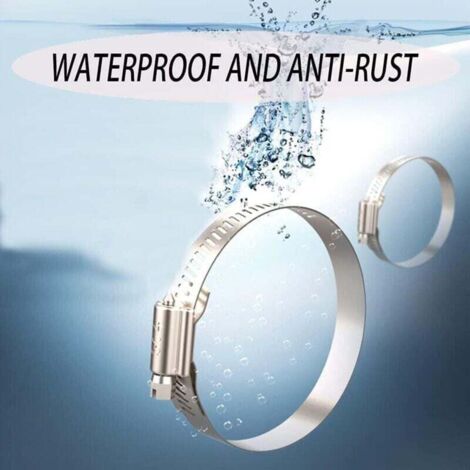 Fascetta stringitubo da 20 pezzi, fascetta stringitubo regolabile 32-50 ...