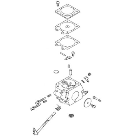 Carburateur tronçonneuse Echo CS3000, CS3050 - WT385 - 12300060134