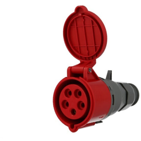 Presa trifase CEE, 5 x 32A, per cavo di prolunga