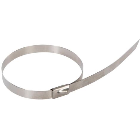 Fascette stringitubo in acciaio inox autobloccante (50pz)