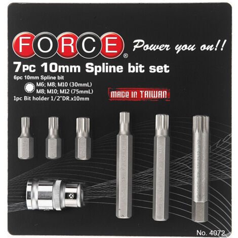 XZN BIT 6 - 8 - 10 - 12 - BIT BREVI E LUNGHI