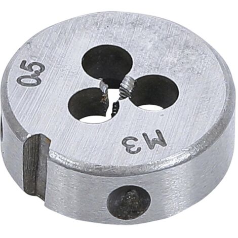 Filiera Tonda Metrica per Filettature - 3 x 0.50 - Diametro della ...