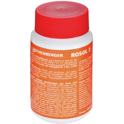 Rothenberger Weichlötpaste Rosol 3 250g Flasche