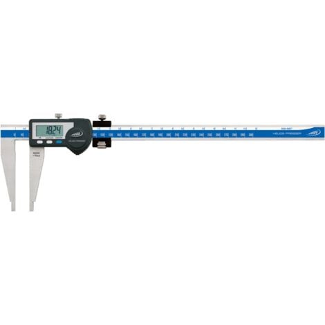 Helios-Preisser Digital Messschieber 1000 mm ohne Spitzen mit Feststellschraube