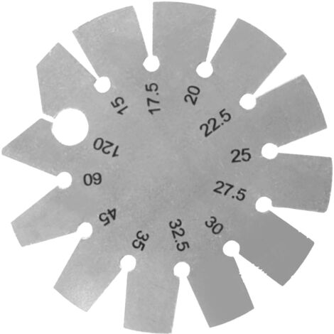 Jeffergarden Plantilla de calibre de ángulo, buscador de bisel de forma ...