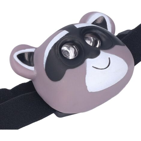 Jeffergarden Faro para niños con apariencia de mapache, 2 modos de ...