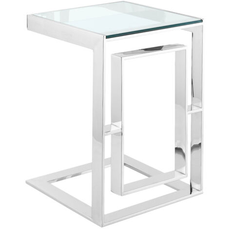 55cm C Shape Sofa Table For Living Room Furniture, Metal End Table, Bed ...