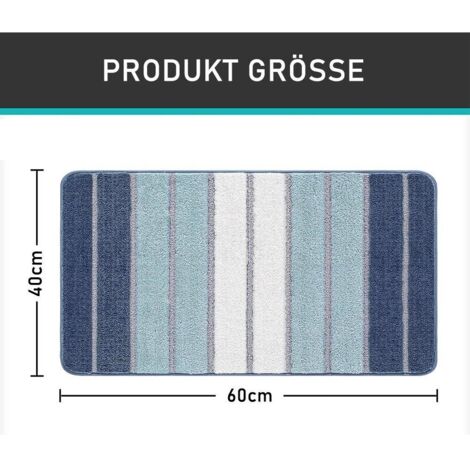 Badezimmerteppich rutschfest Badematte,Badteppich Saugfähig Weich ...