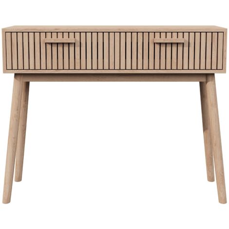 Konsolentisch mit 2 Schubladen im Vintage-Stil – Eingangstisch ...