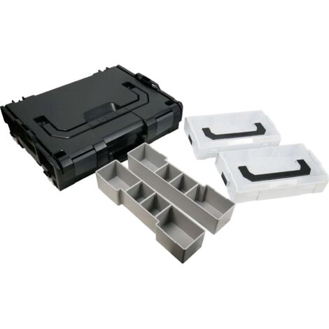 BS Systems L-Boxx 102 schwarz inkl. L-Boxx Mini Deckel transparent ...