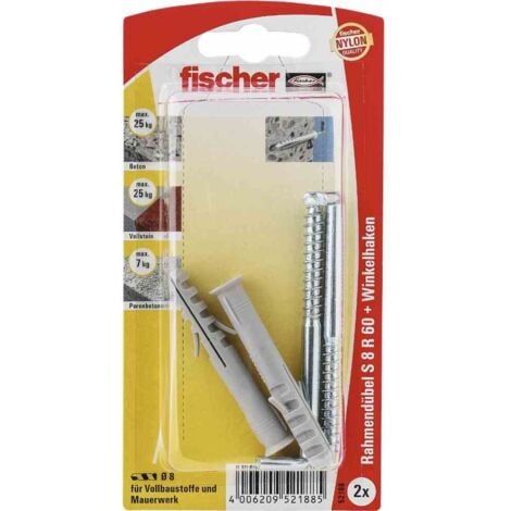 Fischer 2x Rahmendübel S 8 RW - 52188