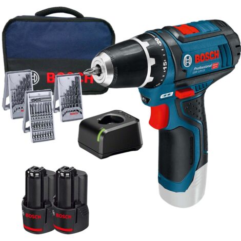Bosch Akku-Bohrschrauber GSR 12V-15 / 2x 3,0 Ah Akku + Ladegerät inkl ...