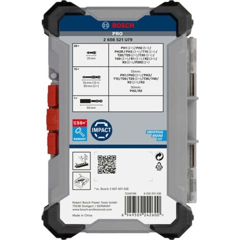 Bosch PRO Impact Schrauberbit-Set 44-tlg. - 2608521U79