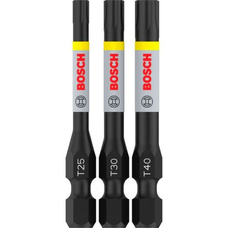 Bosch PRO Torx Impact Bit T25 T30 T40 55 mm 3-tlg. - 2608521U55