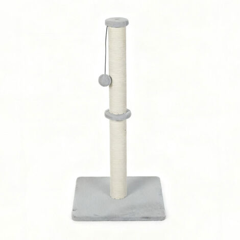 Skylos Tall Cat Scratching Post 75cm Sisal Pole Heavy Duty Base ...