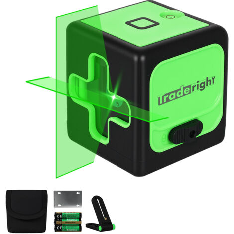 Traderight Green Laser Level 360° Self Leveling Green Light IP54 Water ...
