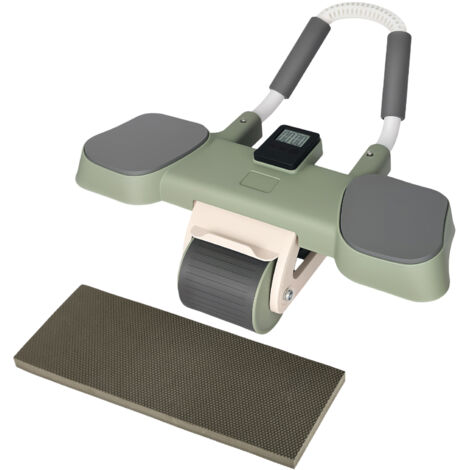 Centra Ab Roller with Auto Rebound Elbow & Knee Support LCD Timer Core ...