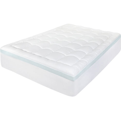 Lavio Quilted Mattress Protector King Thick Cooling Gel Memory Foam Bed ...
