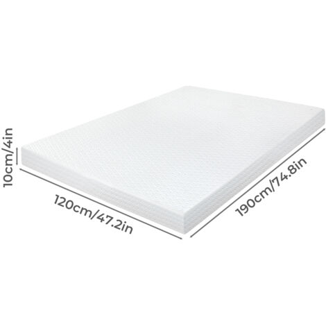 Lavio 4 Inch Memory Foam Mattress Topper Cooling Small Double Pressure ...