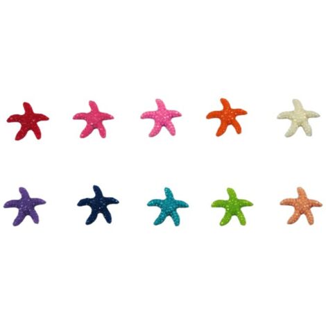 Sollbry 10-teiliges Mini-Seestern-Figuren-Set, Miniatur-Seestern ...