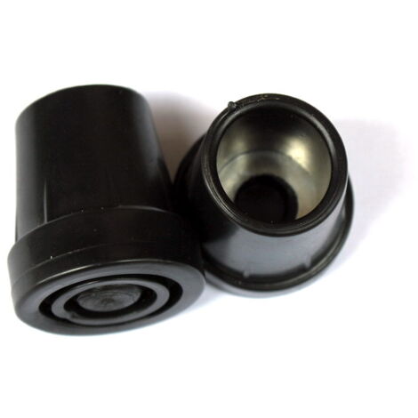 Sollbry Gummispitzen für Gehstöcke und Krücken – Schwarz – 19 mm
