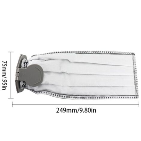 Sollbry 10 Staubsaugerbeutel kompatibel mit Vorwerk Kobold VK7 FP7 ...