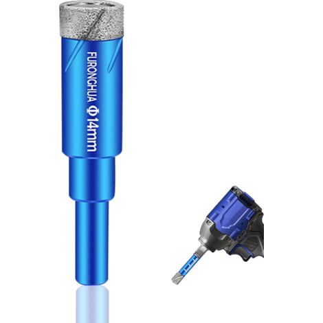 Sollbry Fliesenbohrer, 14 mm, Diamantbohrer für Glas, Fliesen, Keramik ...