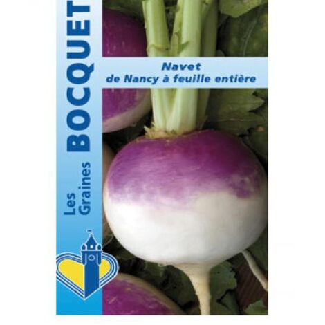 Navet de Nancy à feuille entière le sachet de 2000 graines (5g)
