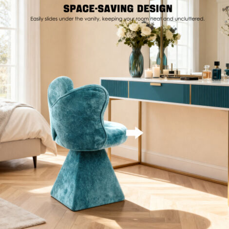 Chaise de coiffeuse avec dossier papillon, chaise pivotant, pour salon ...