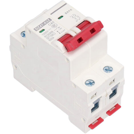 Disyuntor miniatura Zoternen DC 2P para sistemas solares fotovoltaicos, aislador de montaje en ...