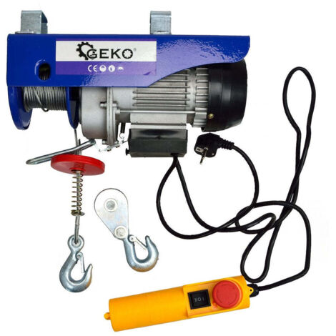 Verricello Elettrico A Cavo 300 Kg Potenza 600 W Professionale