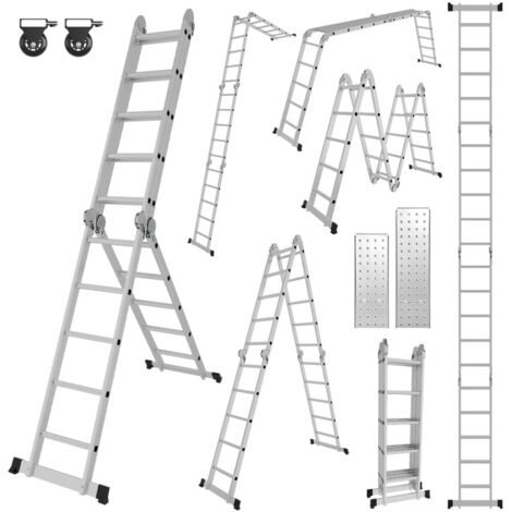 Randaco Scala pieghevole Scala multiuso Scala telescopica 4x5 582cm ...