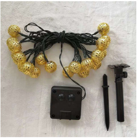 Moroccan ball solar string light colour