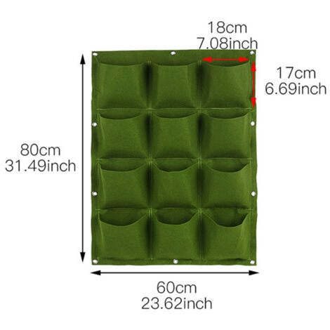 garden pocket 12 pockets